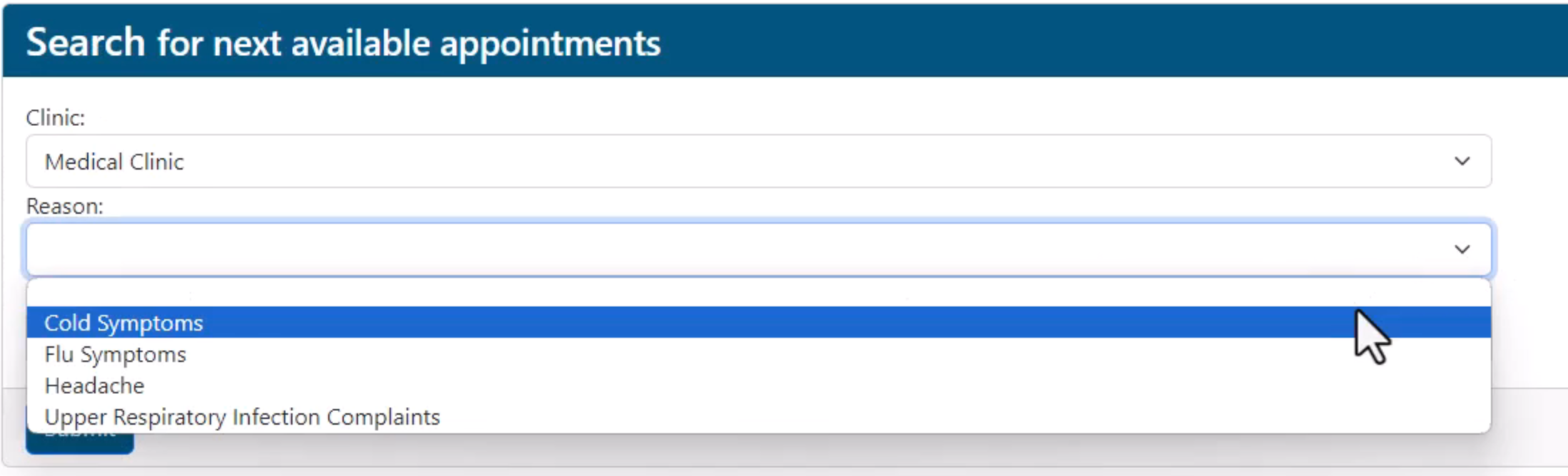 Appointments | Student Health Services